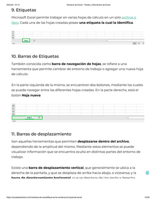 Ventana de Excel - Partes y Elementos de Excel.pdf