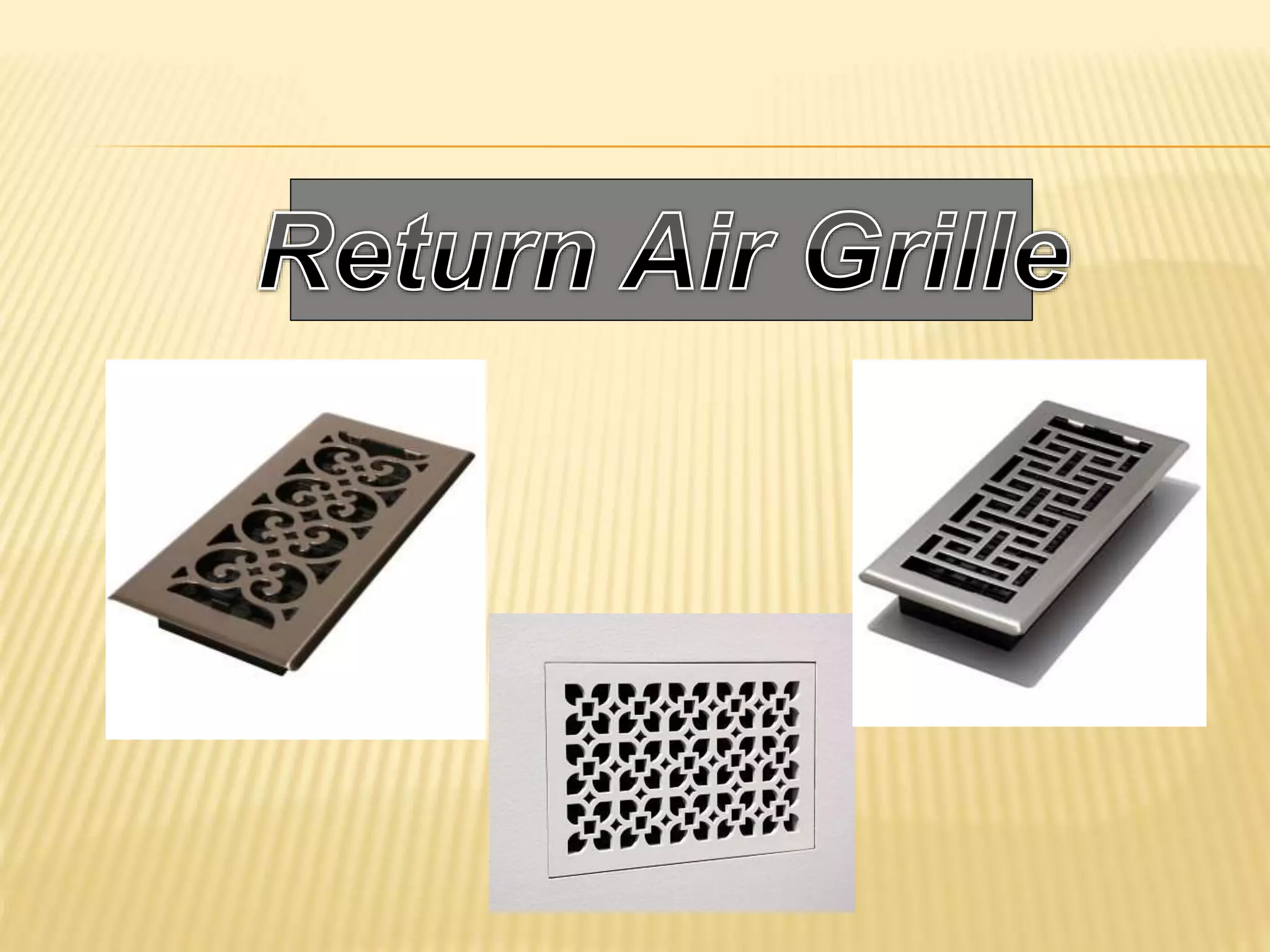 Return air vent | PPT