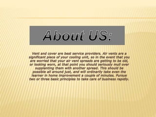 Return air vent | PPT