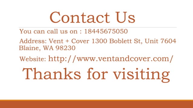 Vent + cover presentation | PDF