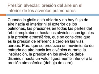 Ventilación pulmonar | PPTX