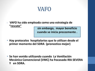 Ventilacion de alta frecuencia oscilatoria | PPTX