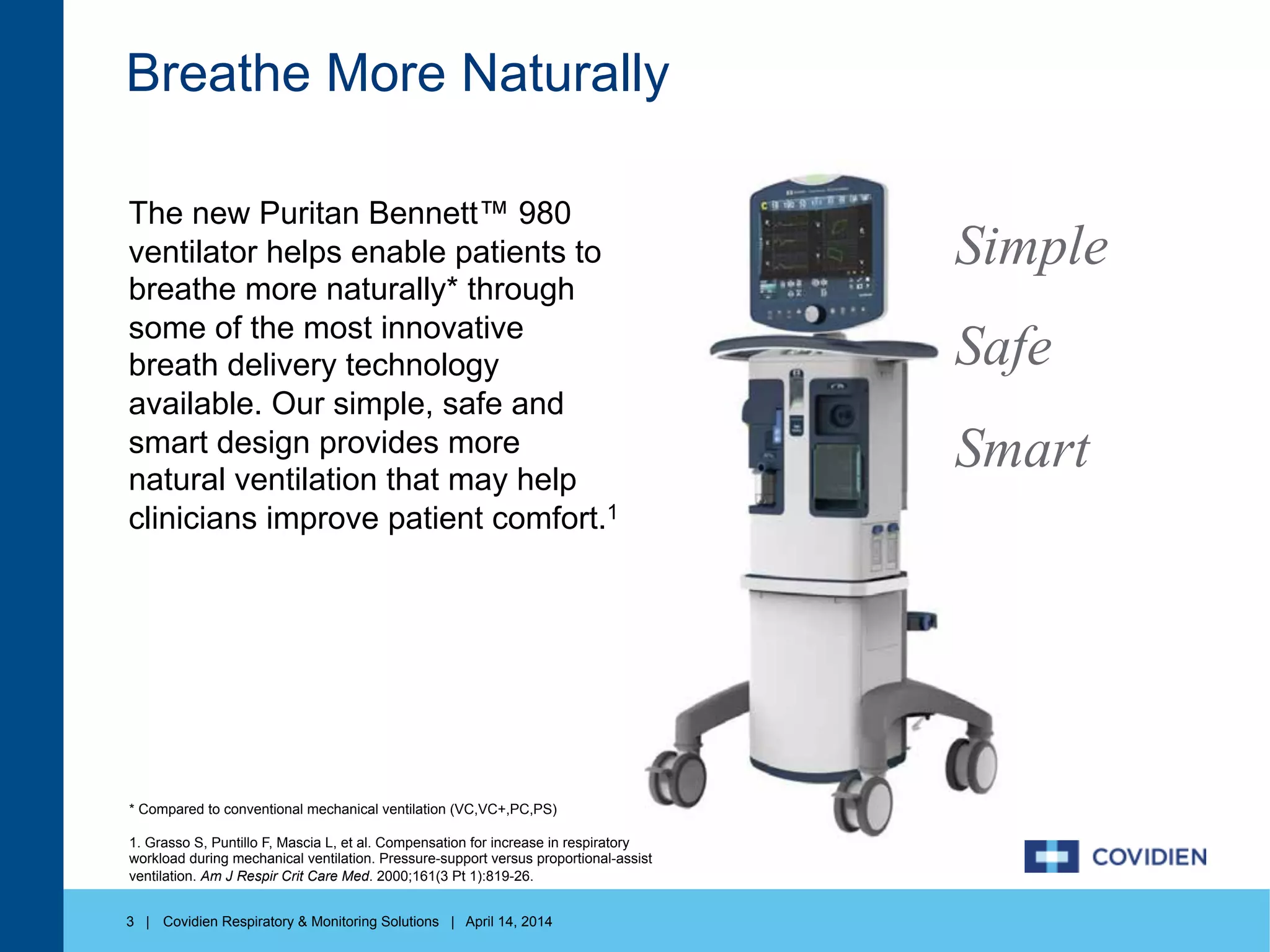 Ventilador puritan bennette 980 | PDF