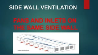Ventilatiion systems in environmentallycontrolled poultry houses | PPTX