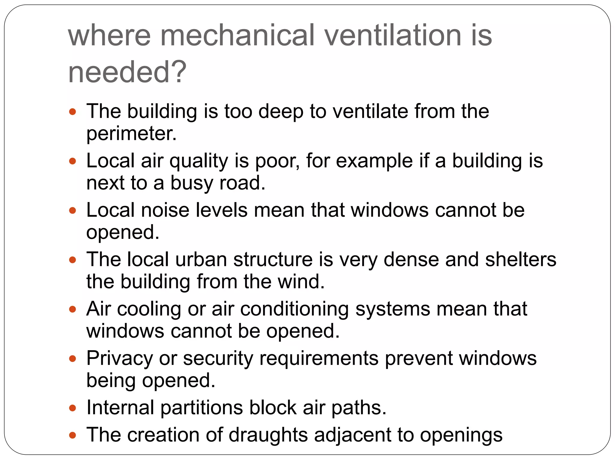 Building Ventilation | PPTX