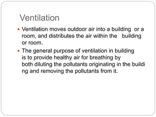 Building Ventilation | PPTX