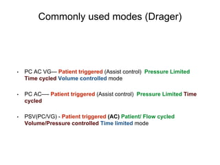 Ventilation | PPTX | Lung and Respiratory Health | Diseases and Conditions