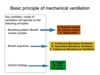 Ventilation | PPTX | Lung and Respiratory Health | Diseases and Conditions