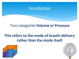 Ventilation types of modes of ventilation.ppt
