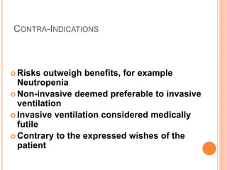 Ventilation mechanics and illustration and procedures | PPT