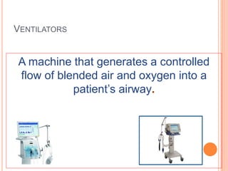 Ventilation mechanics and illustration and procedures | PPT