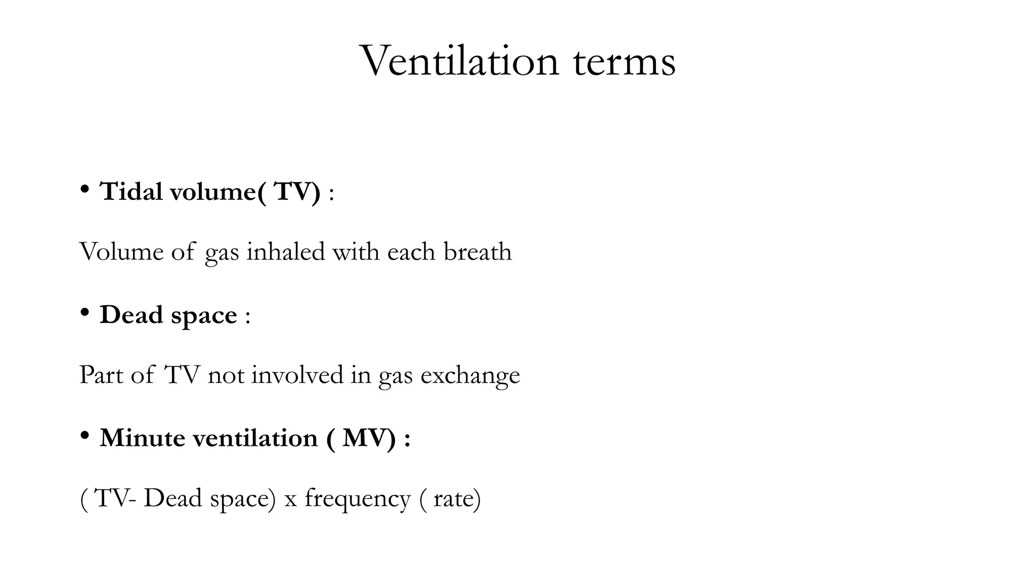 Ventilation basics in neonate | PPTX | Lung and Respiratory Health ...