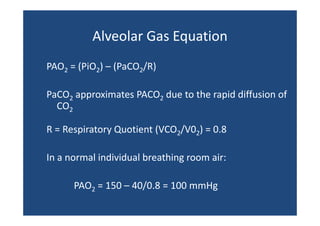 Pneumology - Ventilation perfusion-ratio-and-clinical-importance | PPT