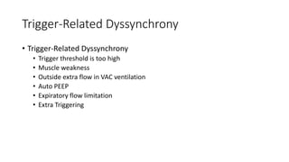 Ventilation 7 patient-ventilator dyssynchrony | PPTX