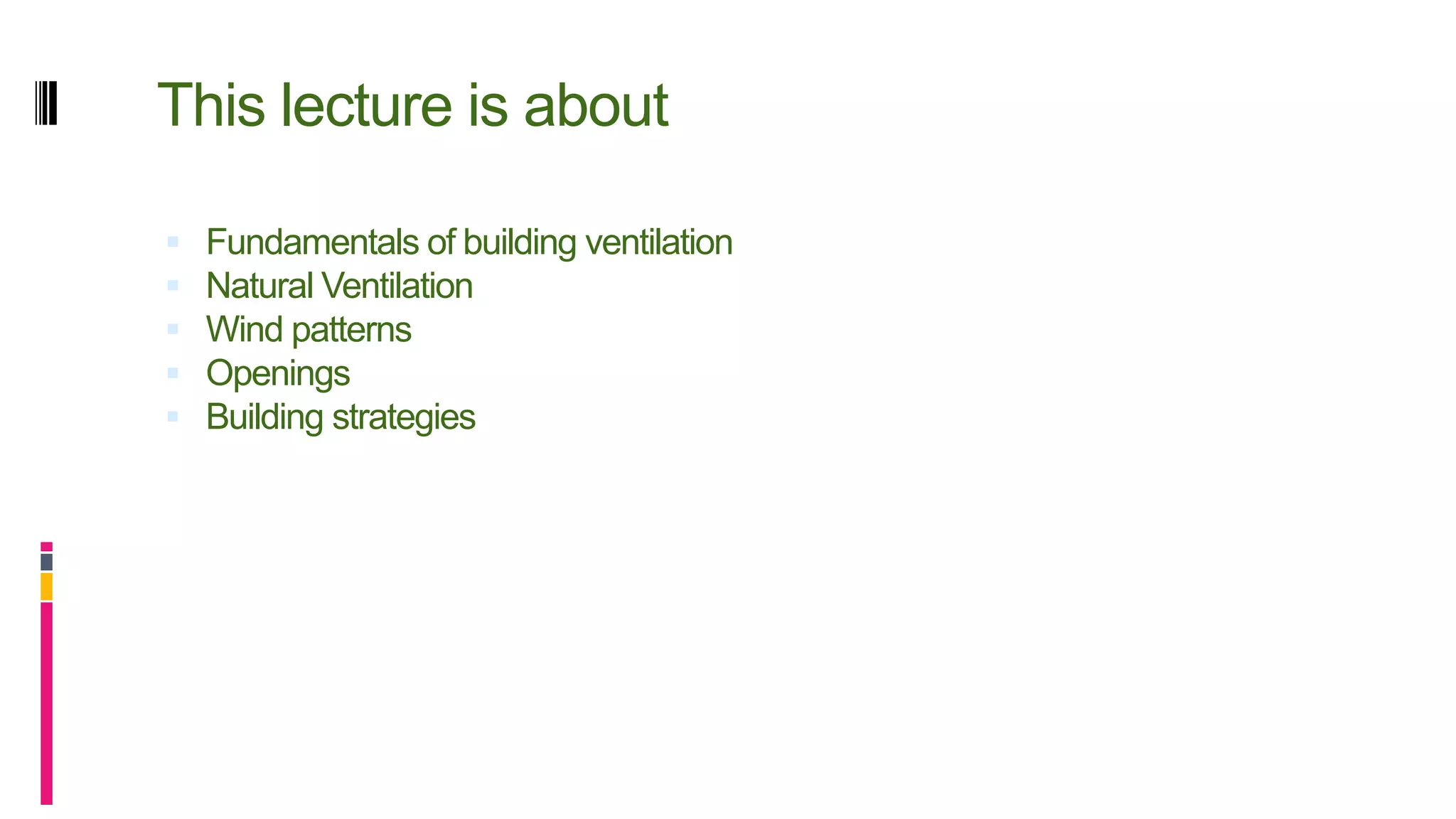 Ventilation - Air movement | PPTX
