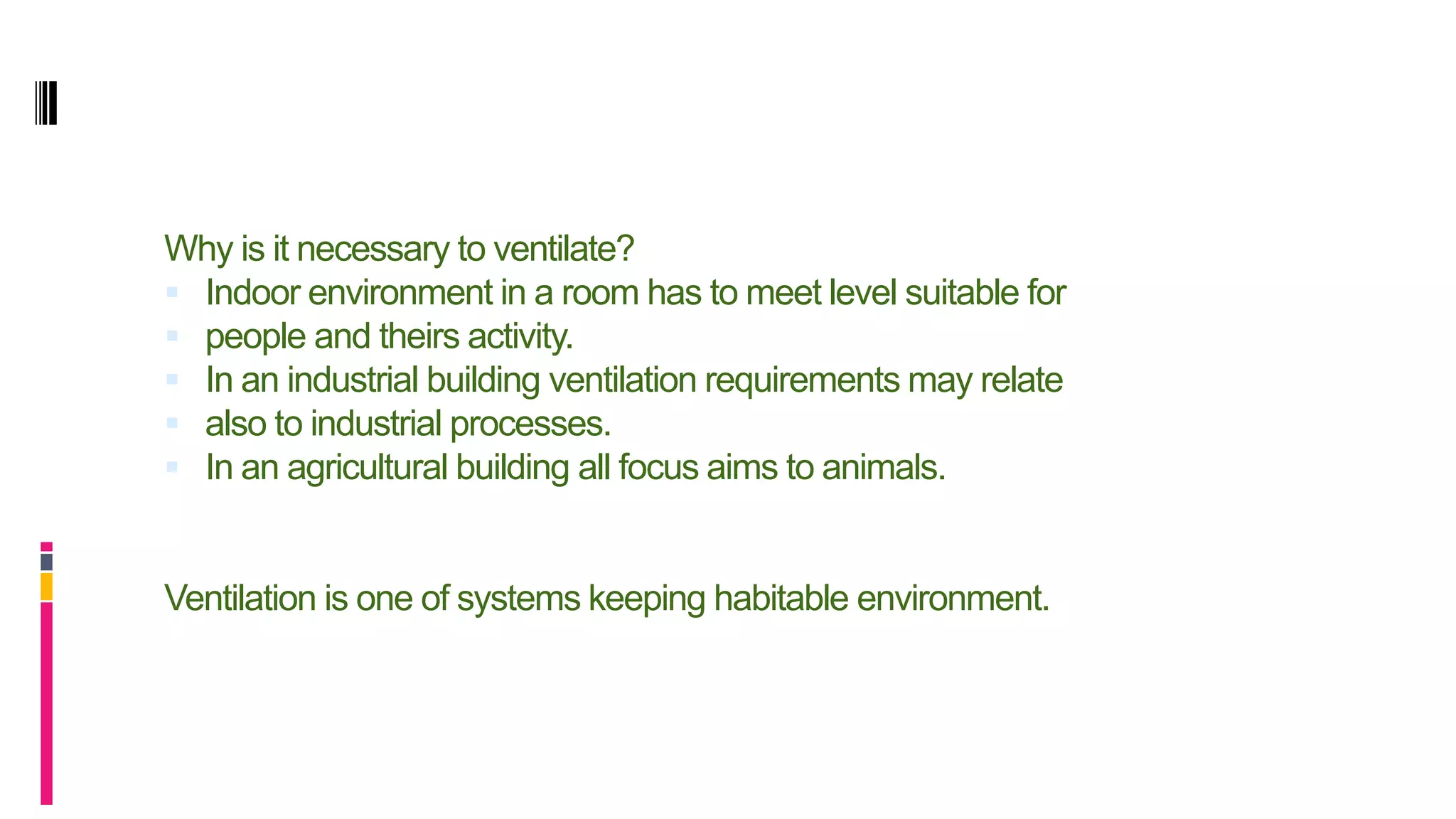Ventilation - Air movement | PPTX