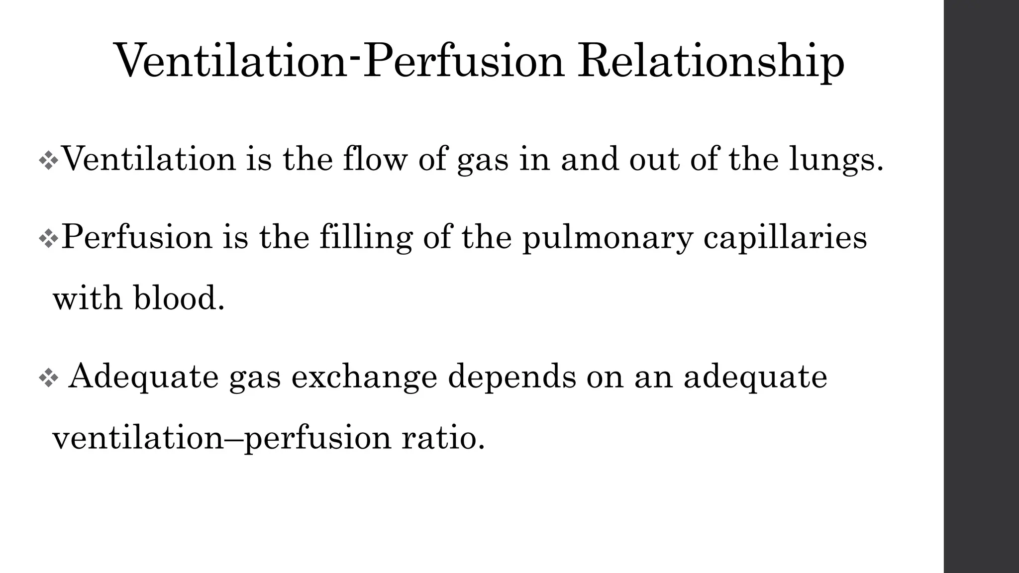 VENTILATION AND PERFUSION FOR NURSING ANATOMY | PPTX