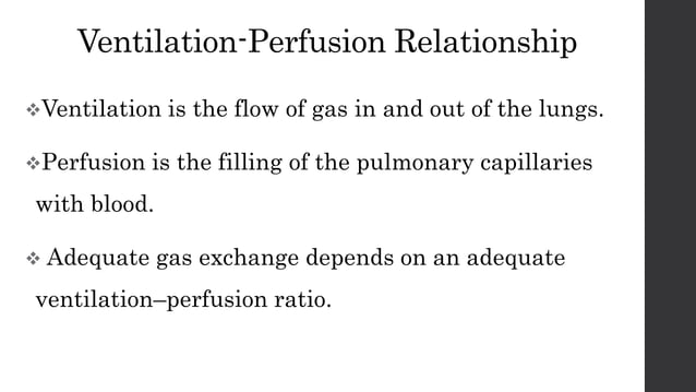 VENTILATION AND PERFUSION FOR NURSING ANATOMY | PPT
