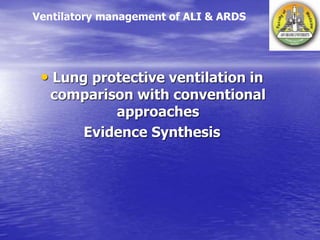 Ventilation in ARDS.ppt