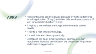 Ventilation in ards by tarun | PPTX
