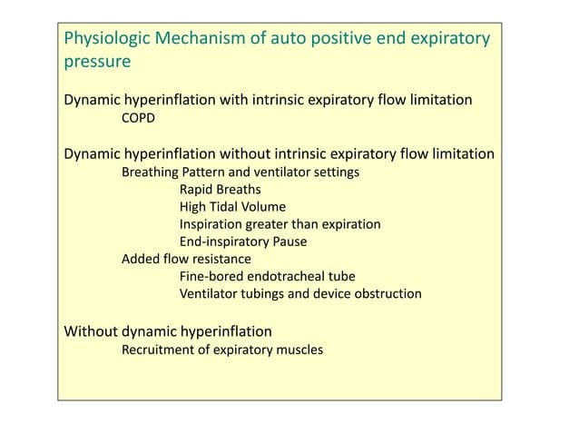 Ventilation in obstructive airway disease | PPTX