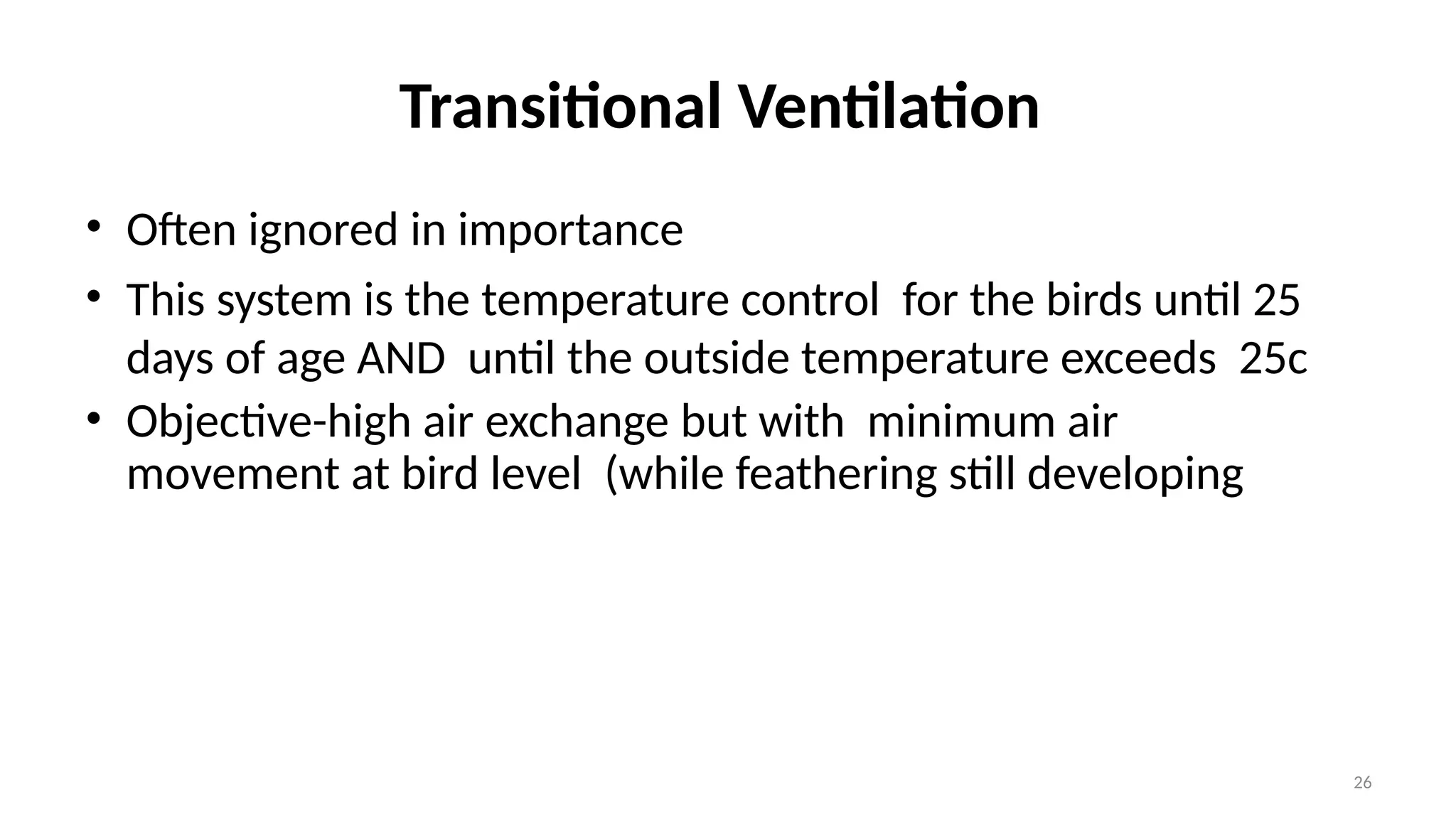 Ventilation Of Poultry House.A complete formulation of tunnel ...