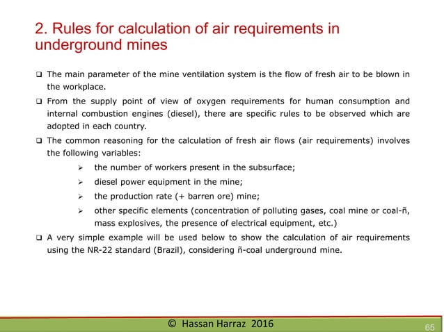 Underground Mine Ventilation