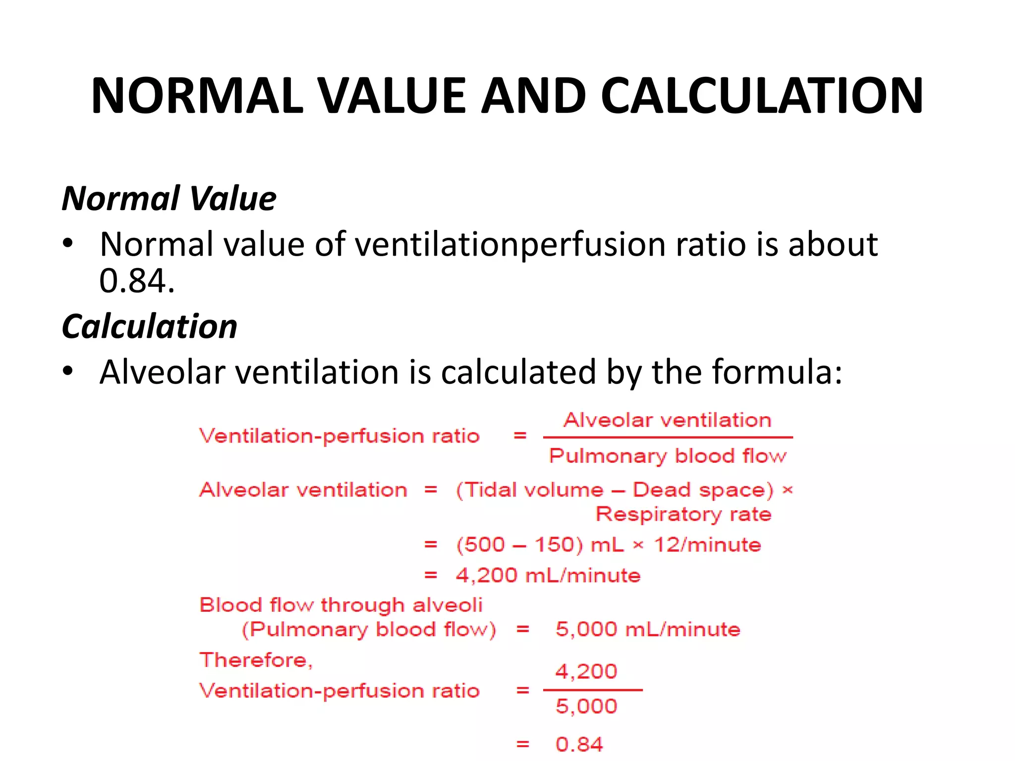 Ventilation perfusion | PPTX