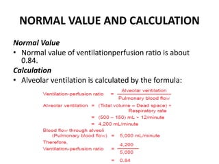Ventilation perfusion | PPTX