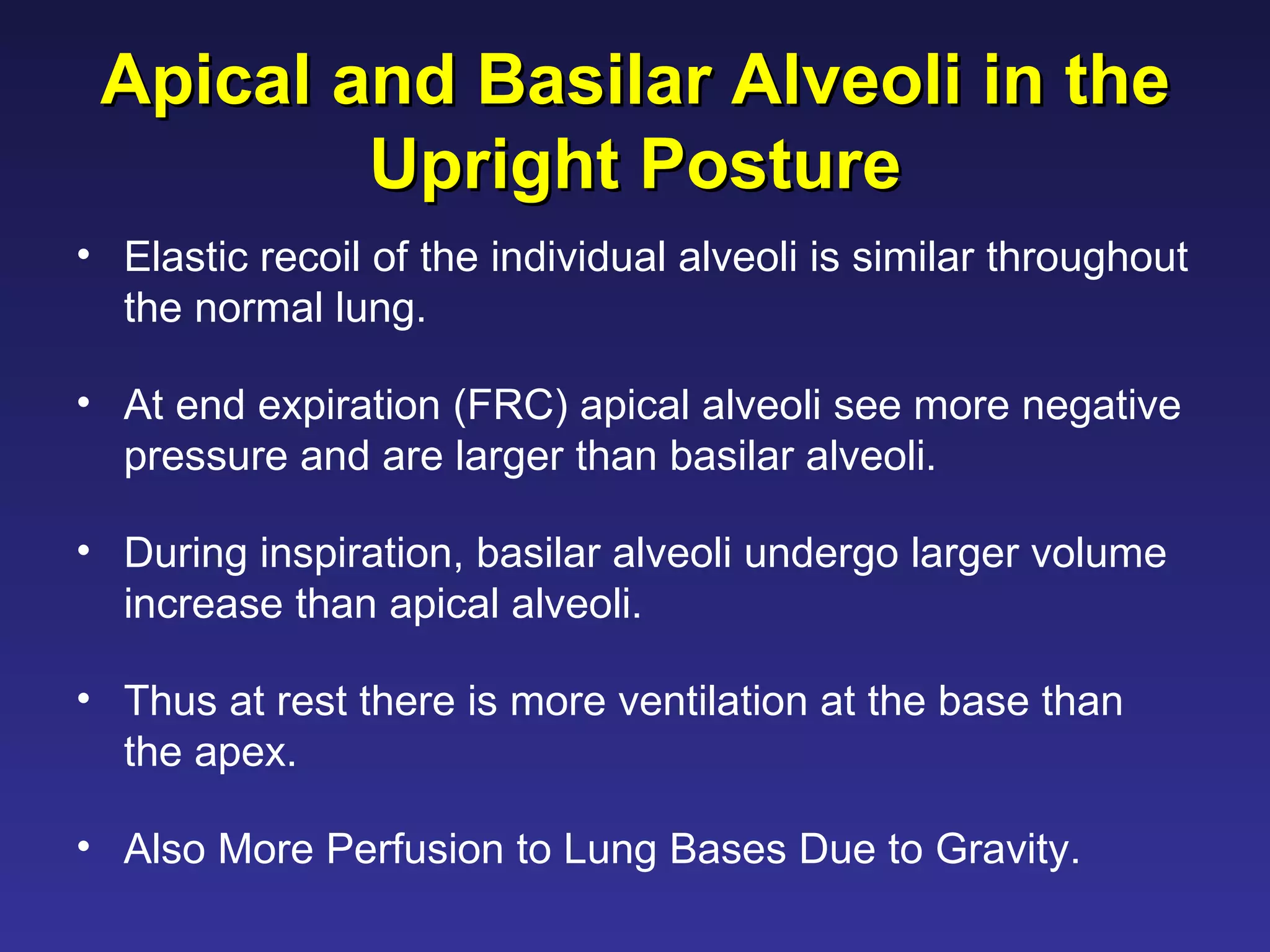 Ventilation Perfusion Matching | PPT