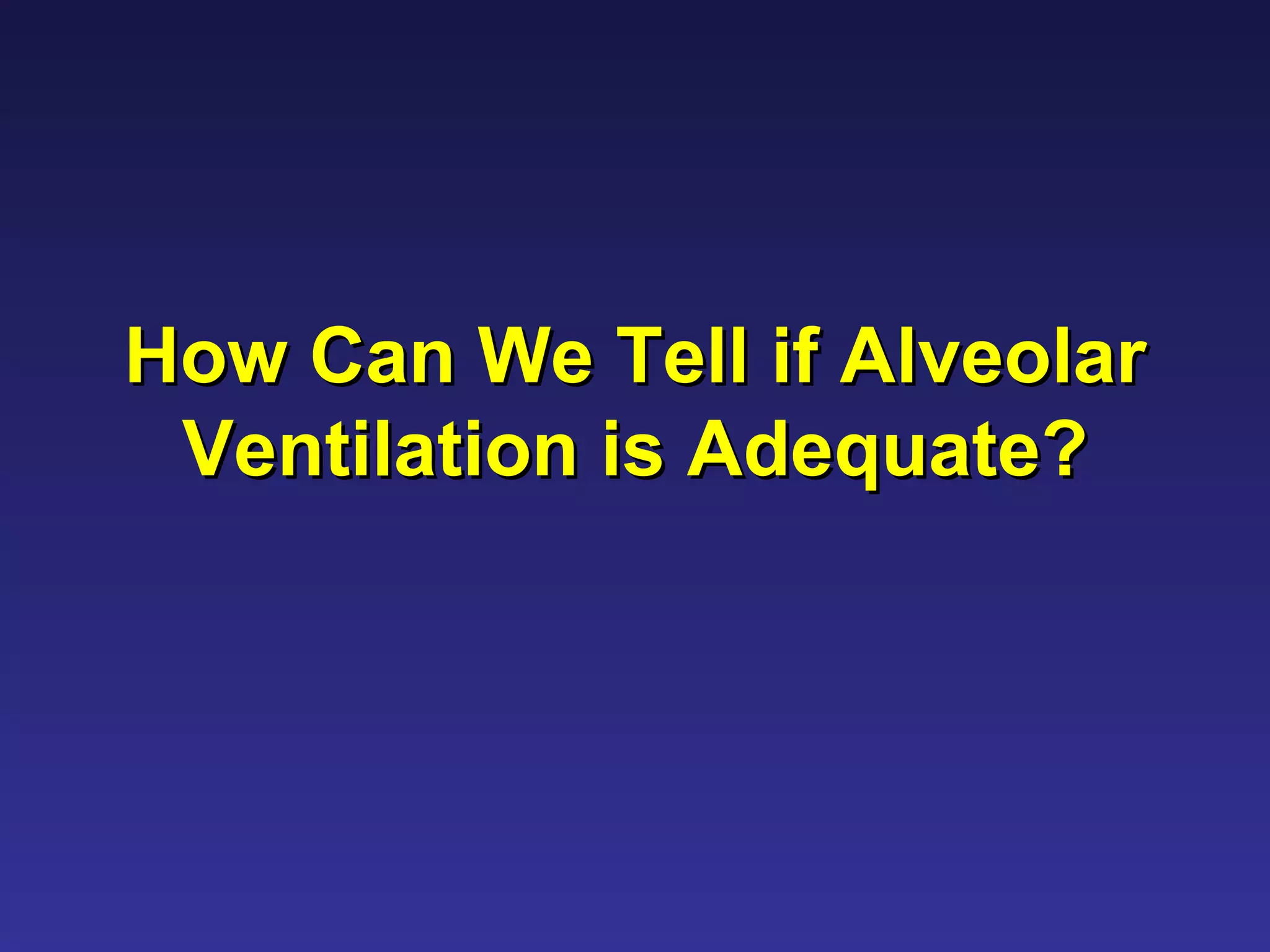 Ventilation Perfusion Matching | PPT