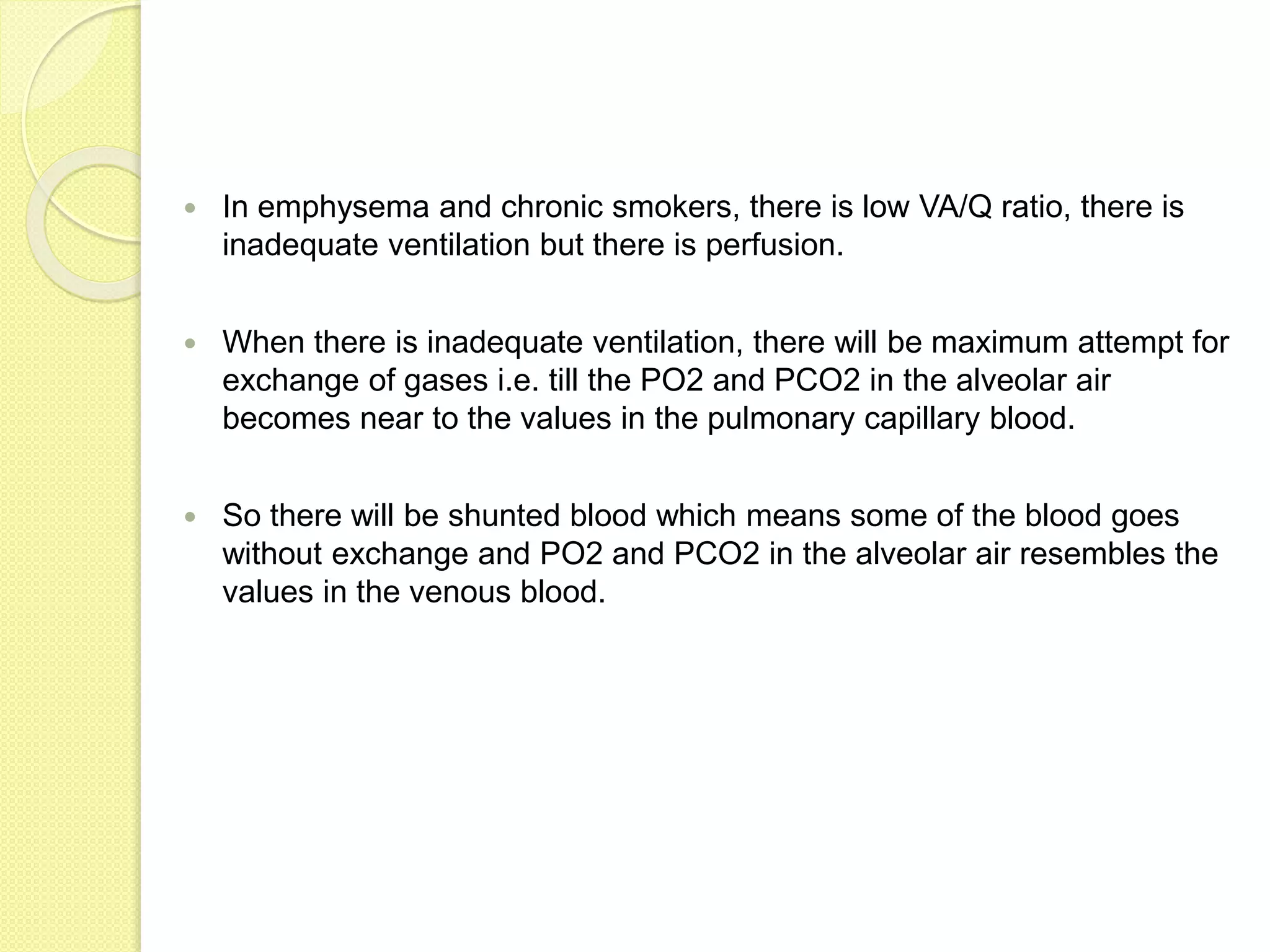 Ventilation perfusion ratio (The guyton and hall physiology) | PPTX