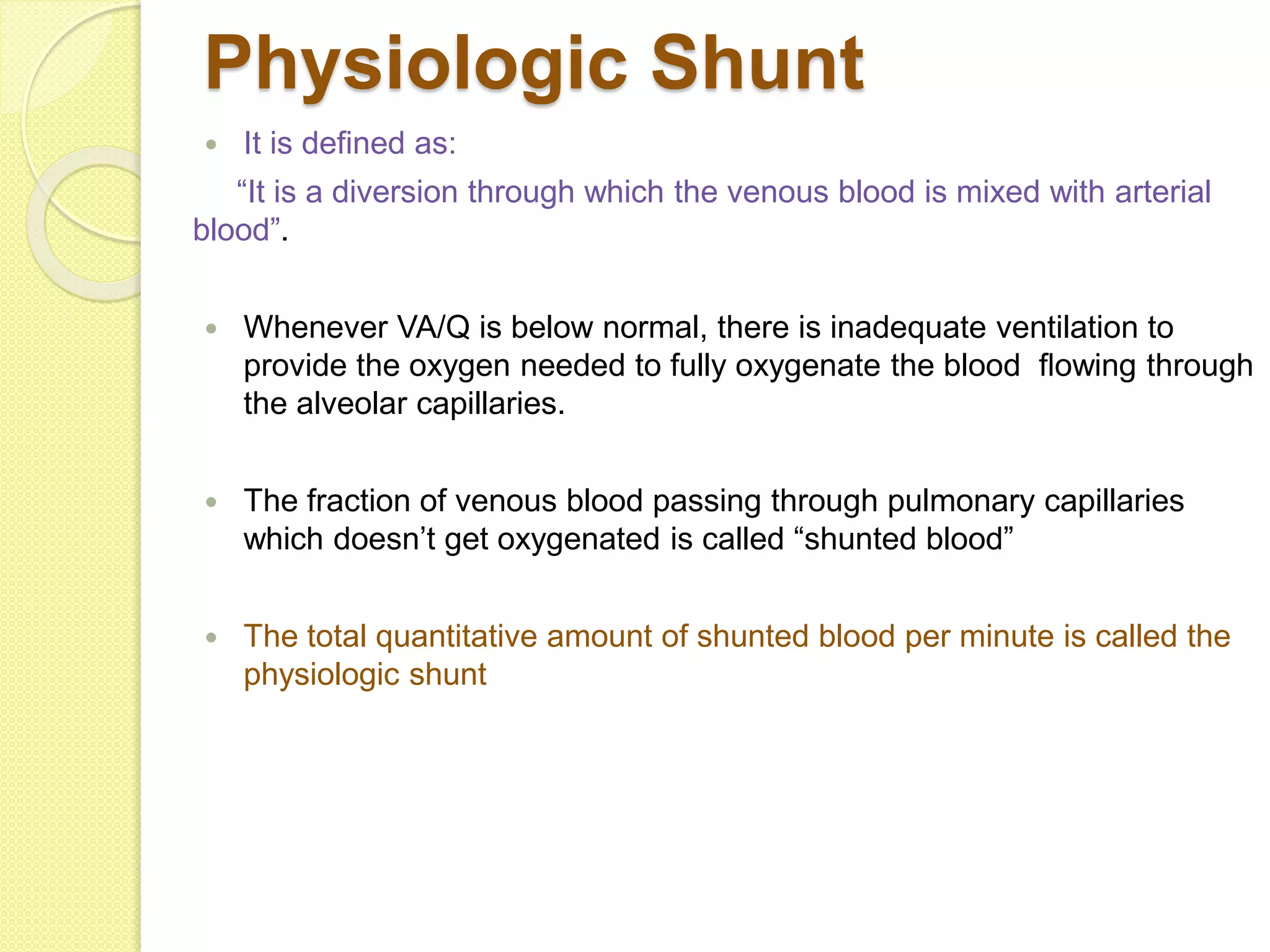 Ventilation perfusion ratio (The guyton and hall physiology) | PPTX