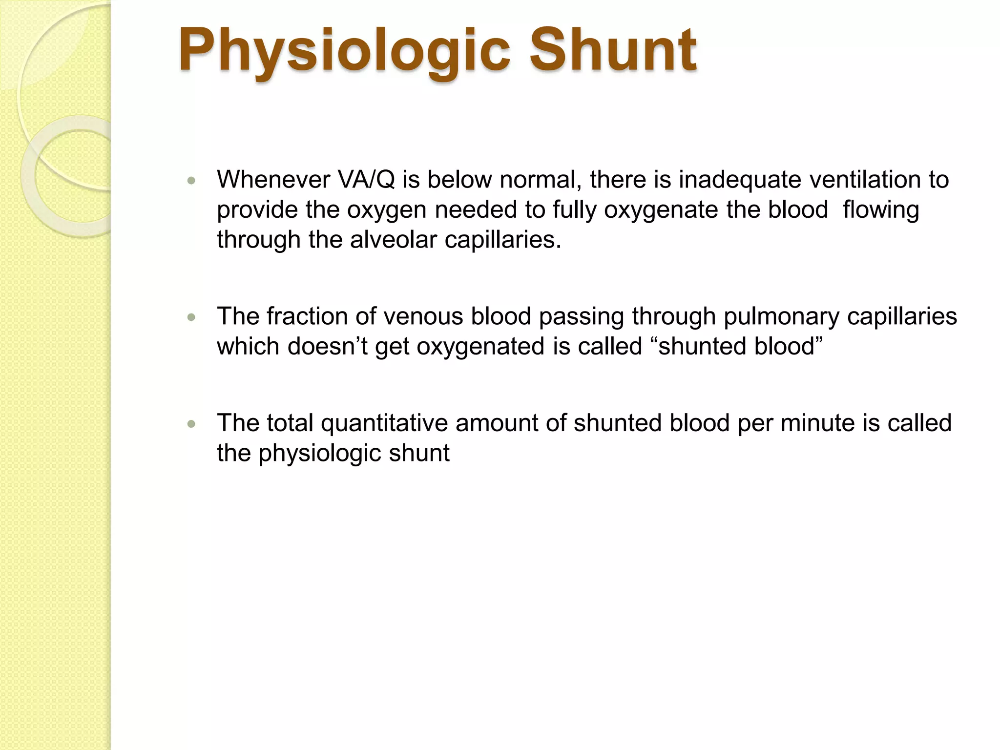 Ventilation perfusion ratio (The guyton and hall physiology) | PPTX