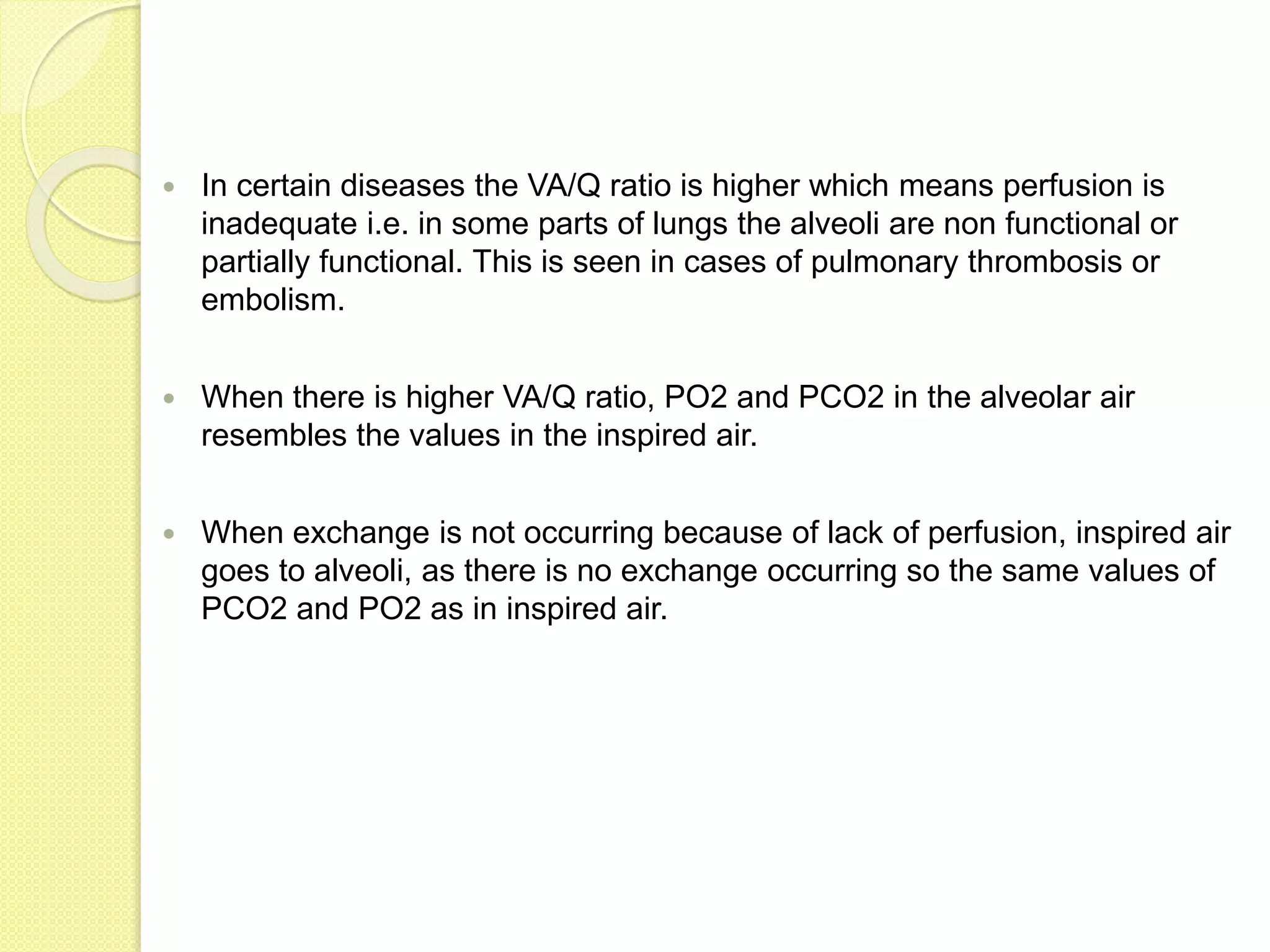 Ventilation perfusion ratio (The guyton and hall physiology) | PPTX