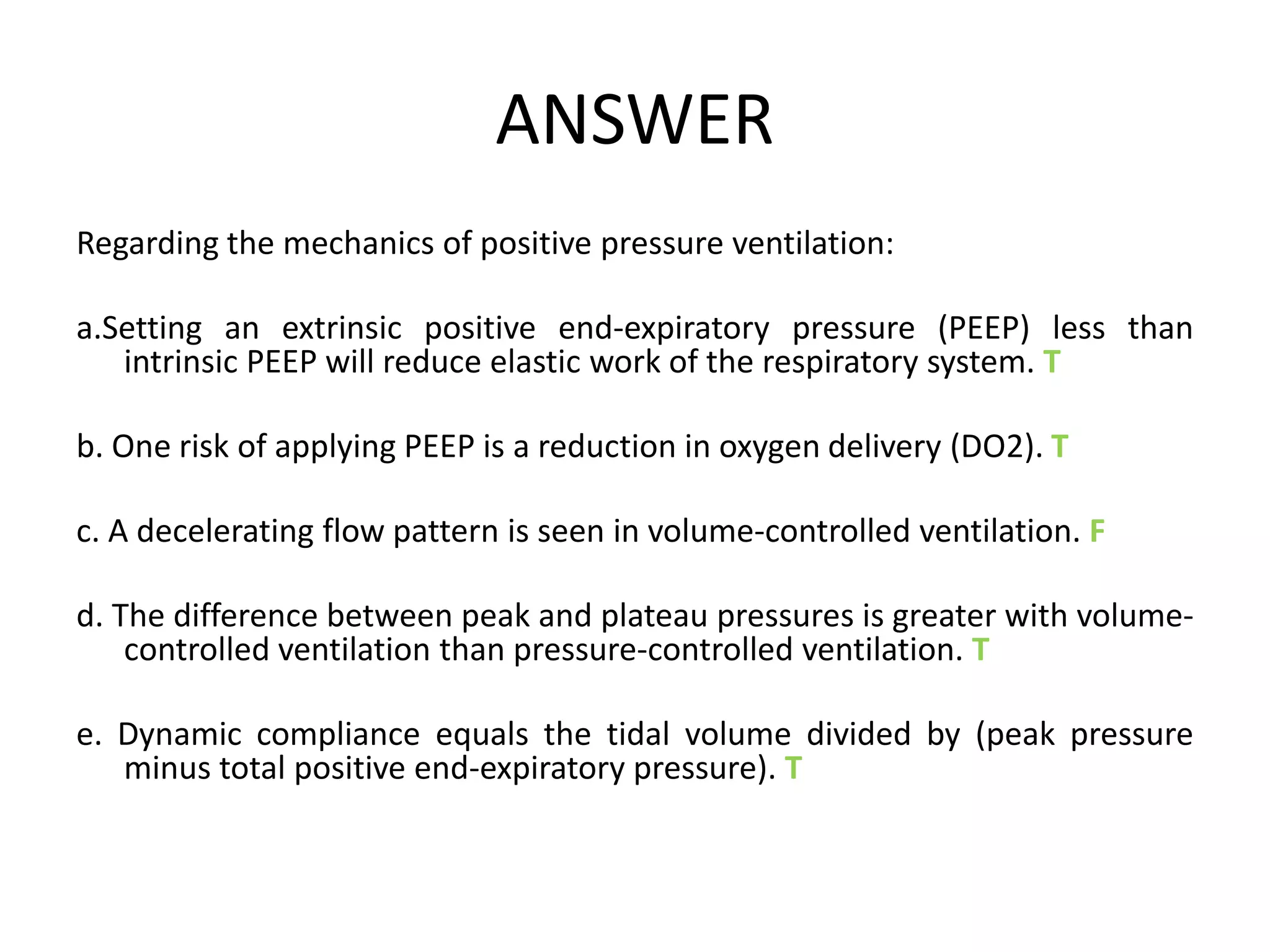 Ventilation quiz question | PPTX