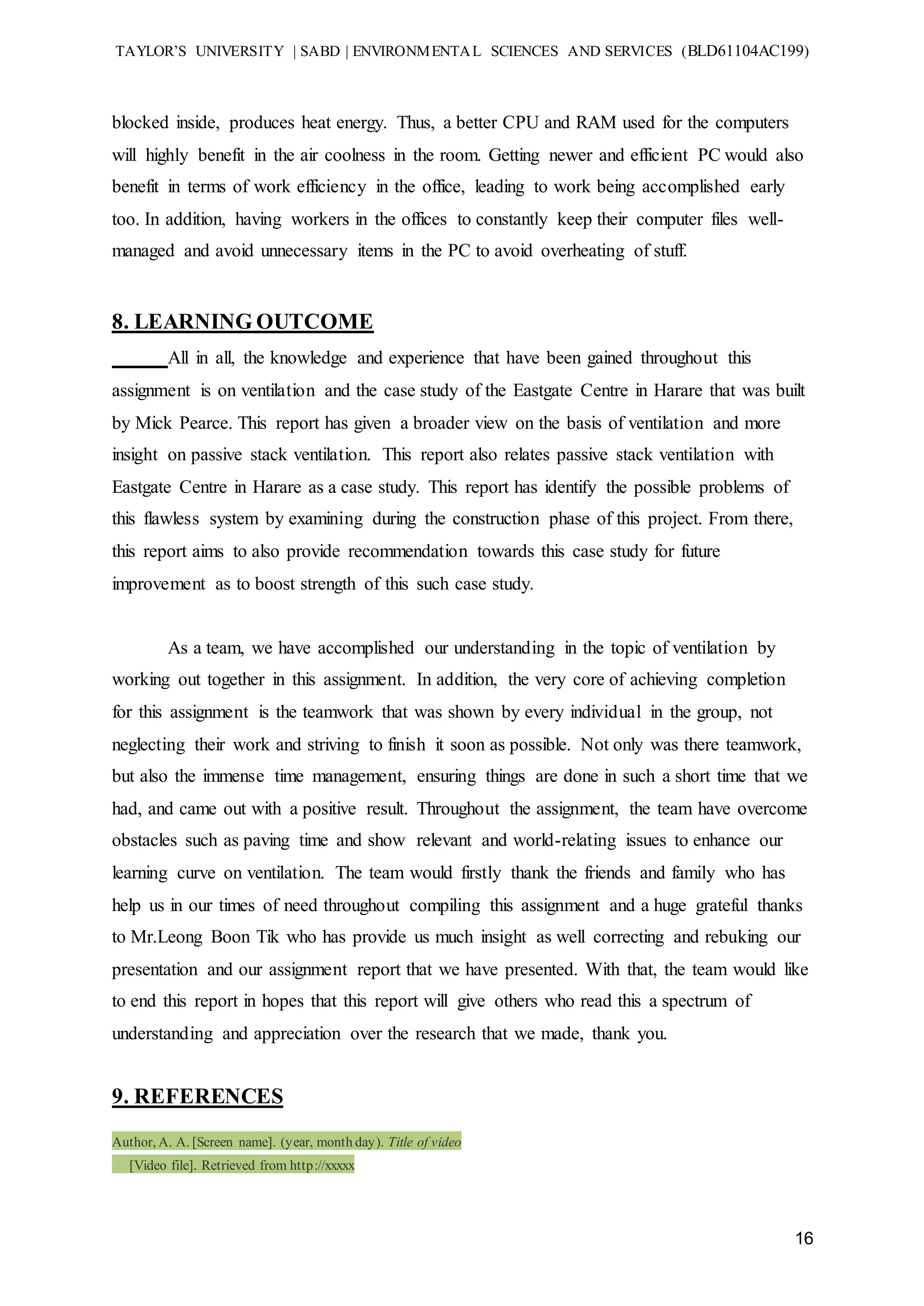 Energy Efficient Ventilation System | DOCX