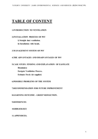 Energy Efficient Ventilation System | DOCX
