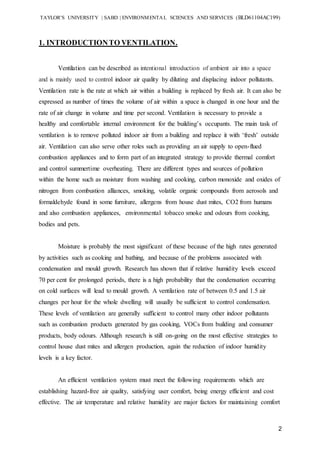 Energy Efficient Ventilation System | DOCX