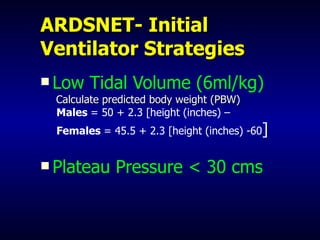 Ventilation strategies in ards rachmale | PPT