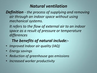Ventilation system in greenhouse | PPTX