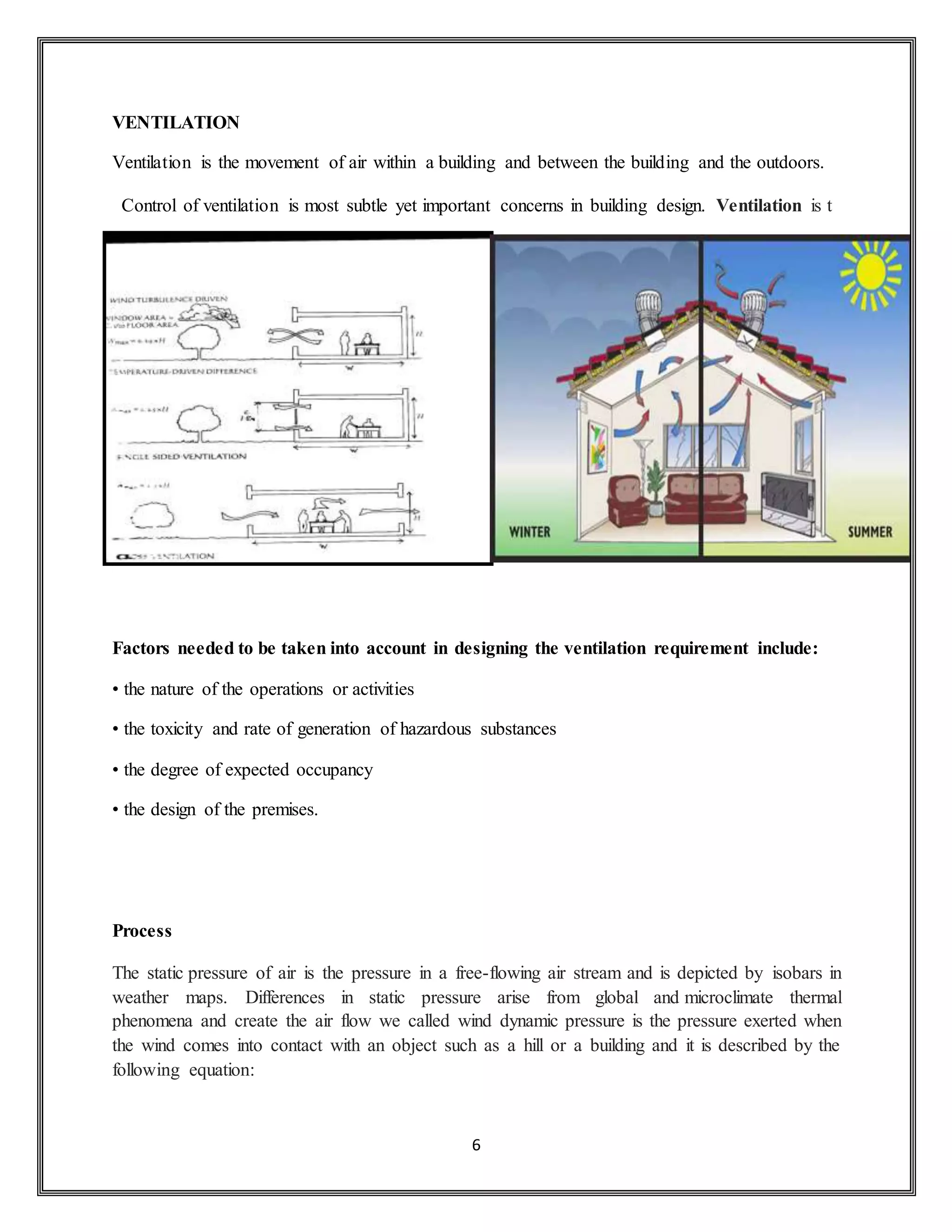 Ventilation system of building | DOCX
