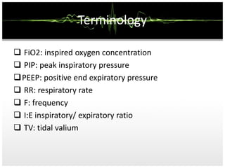 mechanical ventilation | PDF | Lung and Respiratory Health | Diseases ...