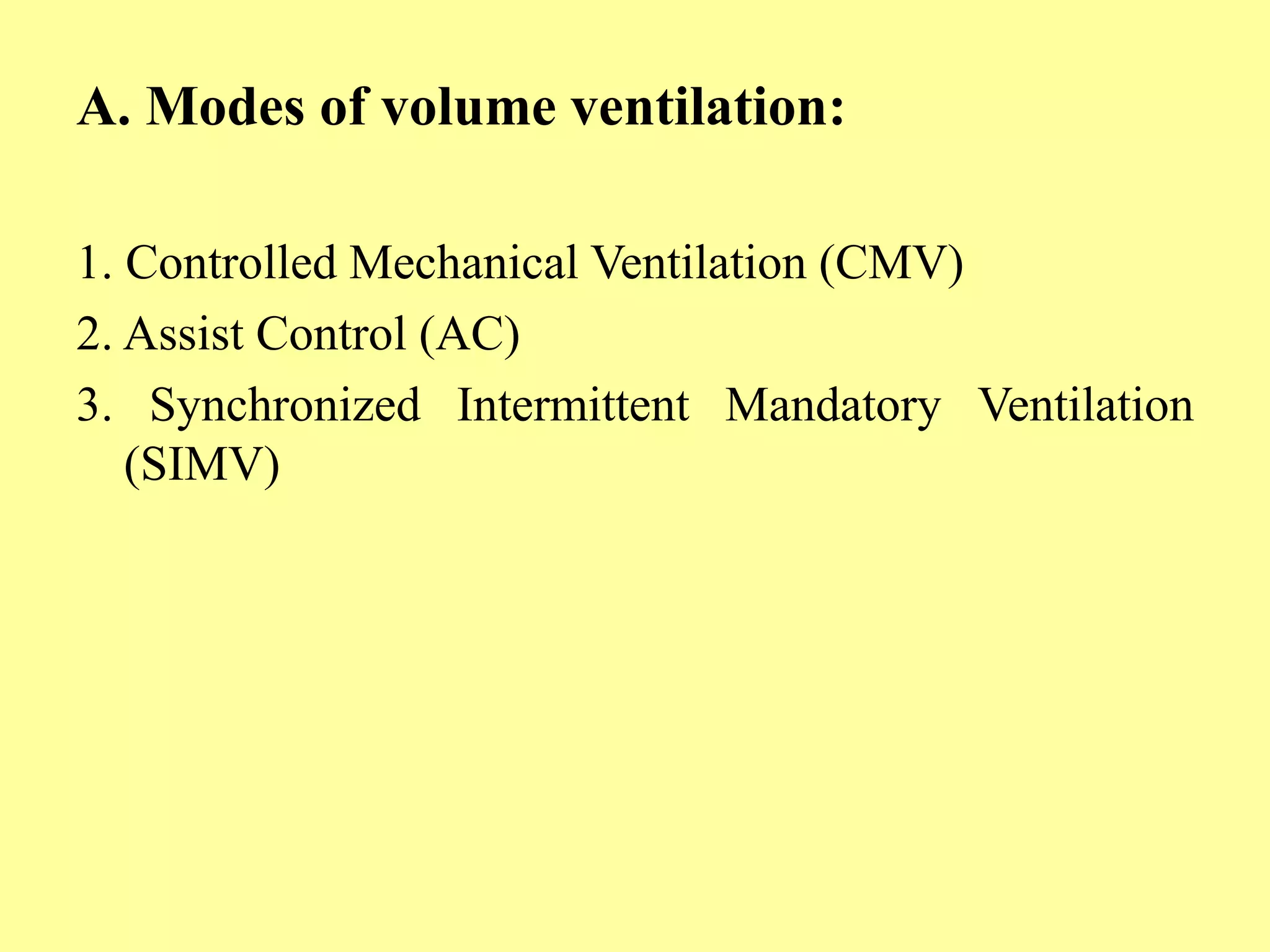Mechanical Ventilation | PPTX