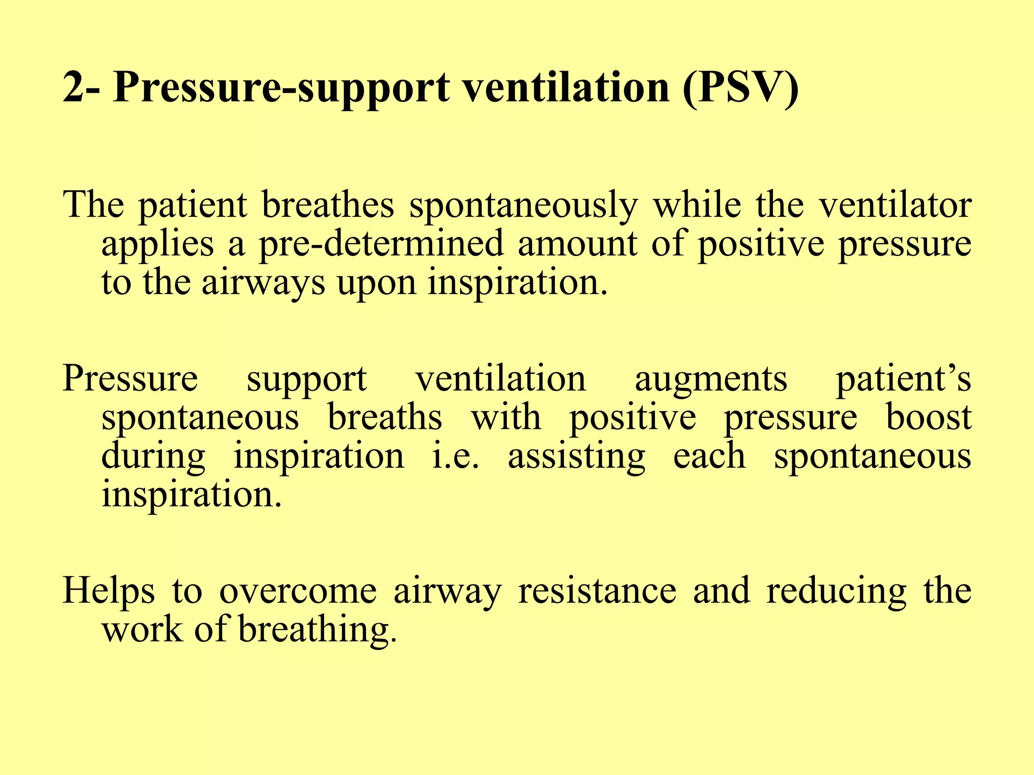 Mechanical Ventilation | PPTX