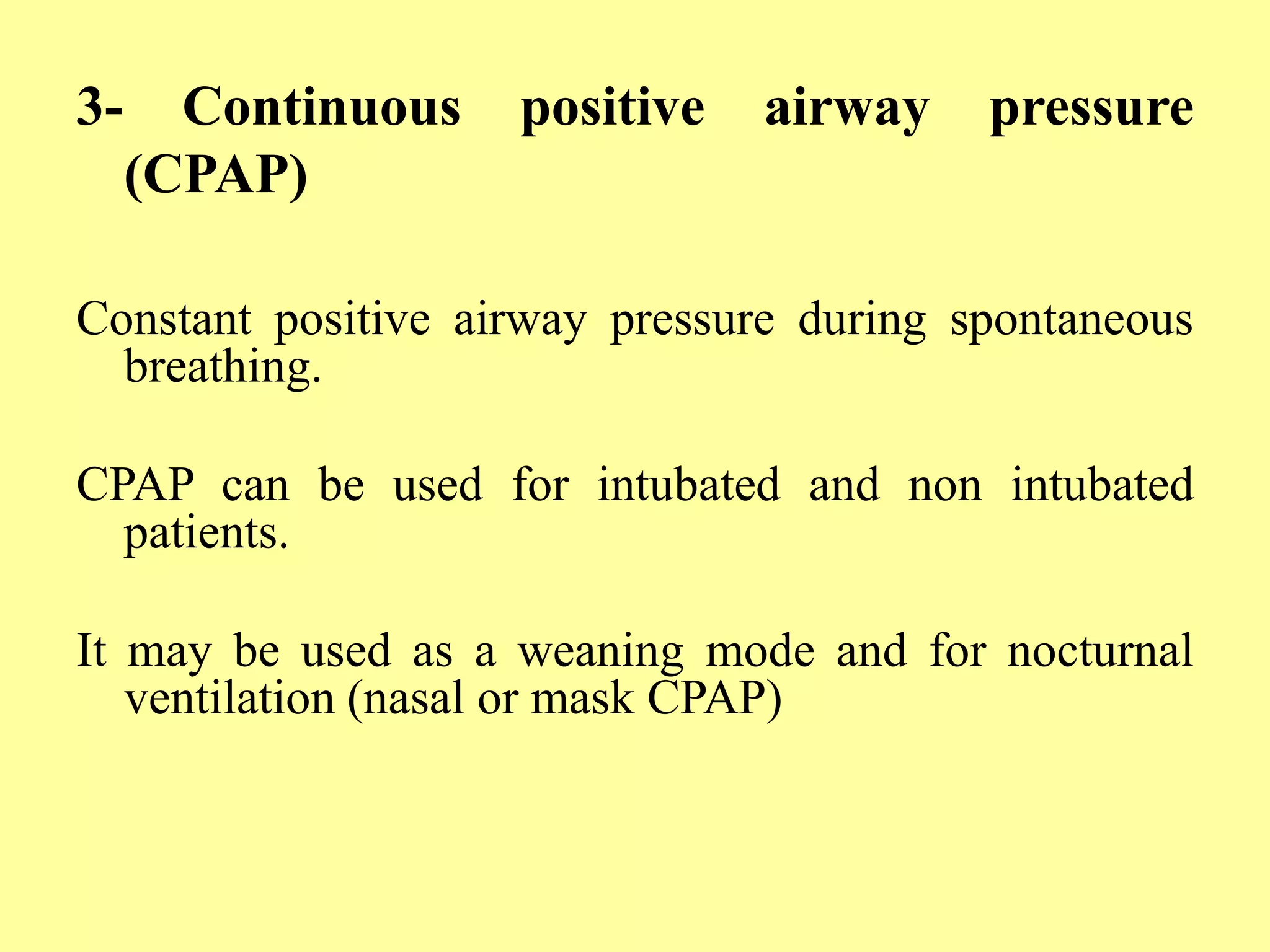 Mechanical Ventilation | PPTX