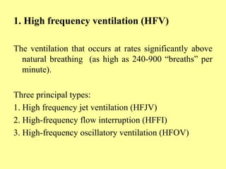 Mechanical Ventilation | PPTX