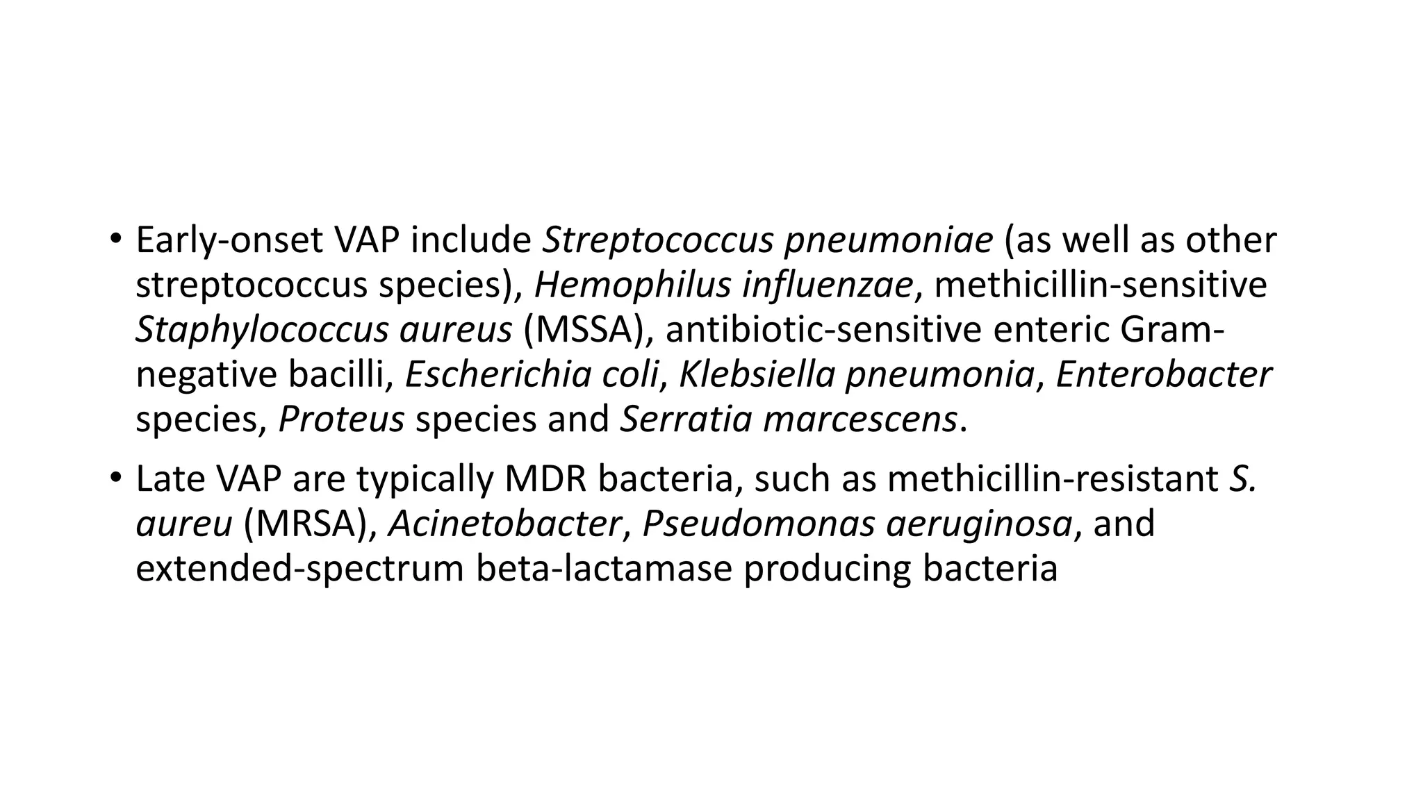 Ventilator associated pneumonia in the icu | PPTX