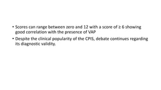 Ventilator associated pneumonia in the icu | PPTX