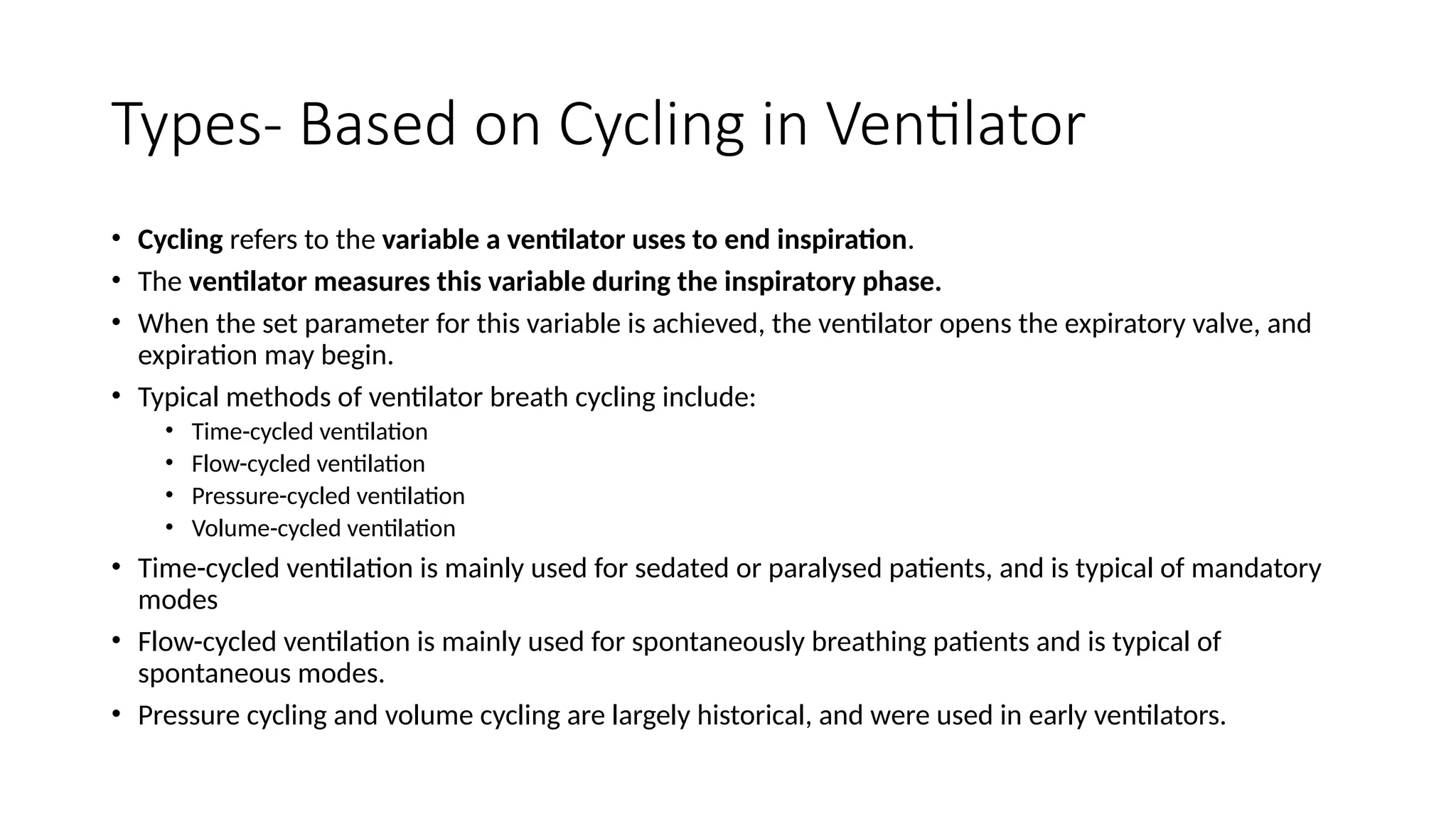 Ventilator types and Modes of operation.pptx